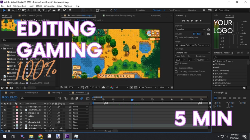 MURAH - JASA EDITING GAME / SHORTS / KONTEN LAINYA