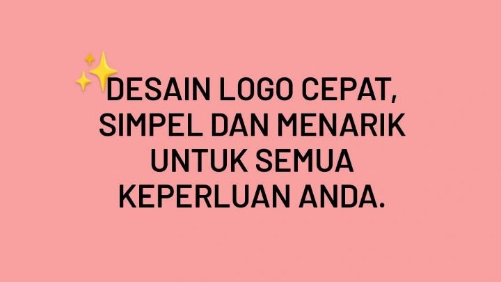 Desain Logo Menarik, Simpel dan Cepat