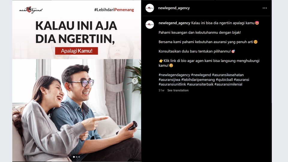 Caption Media Sosial