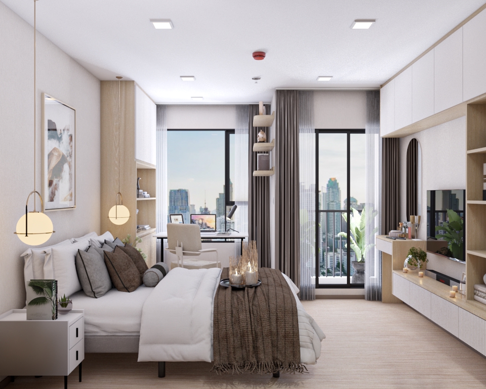 รับออกแบบภาพ 3D Perspective Interior Design คุณภาพสูง