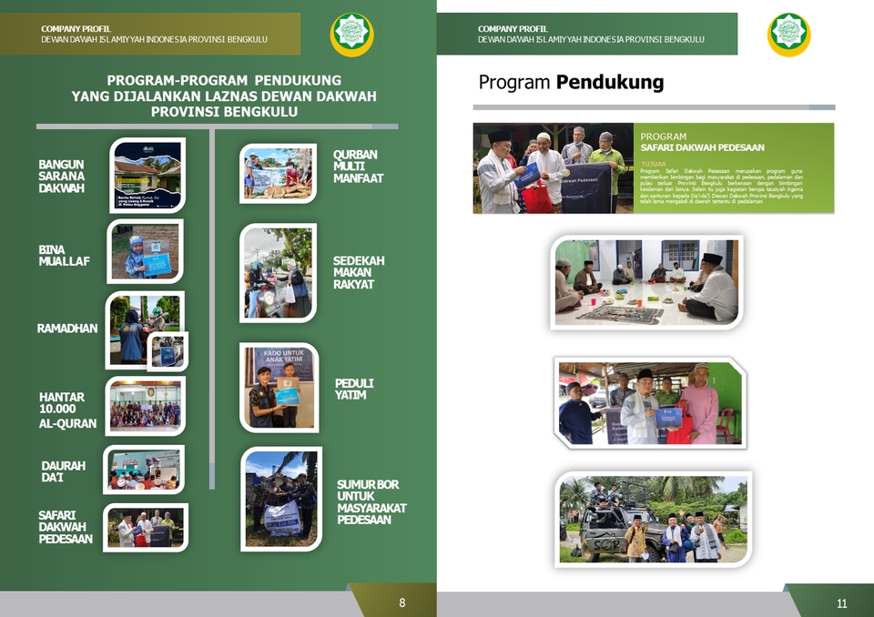 Design layout kegiatan dengan Gaya Keren dan Modern