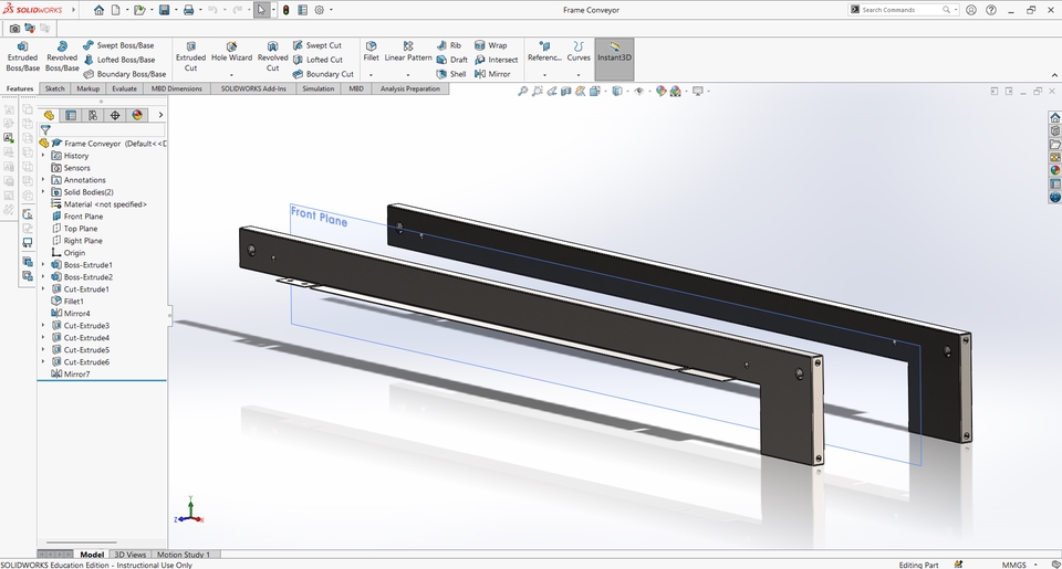 รับออกแบบชิ้นงาน 3D (SolidWorks / AutoCAD(2D) / SketchUp)