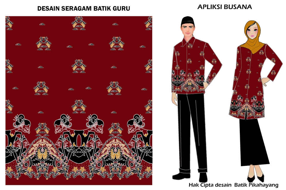 DESAIN MOTIF BATIK UNTUK BATIK TULIS, BATIK CAP, DAN BATIK PRINTING