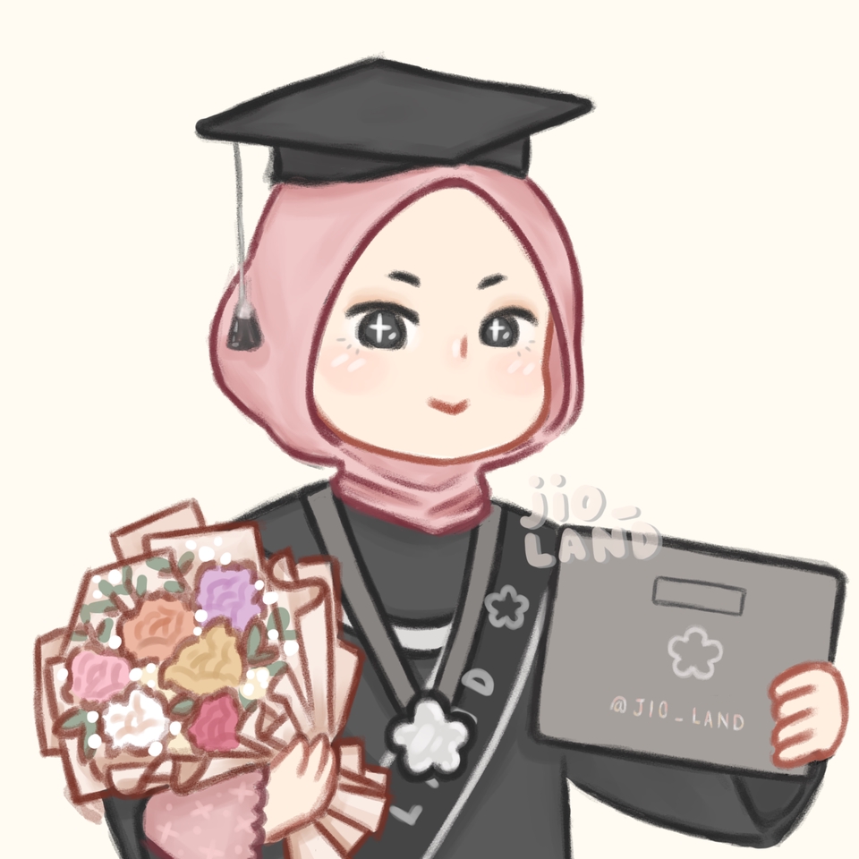 Ilustrasi Untuk Hadiah Wisuda/Gift