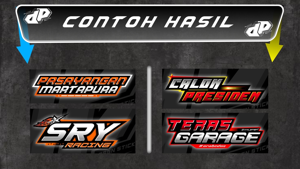 DESAIN LOGO RACING / OTOMOTIF DAN DESAIN NOMOR START