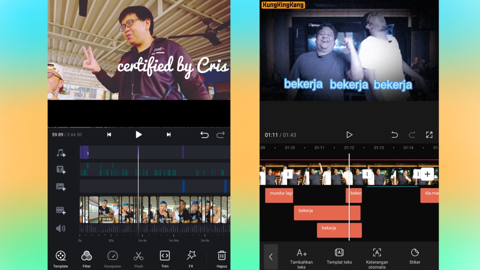 Edit Video Berkualitas - Bisa Ditunggu 7 jam