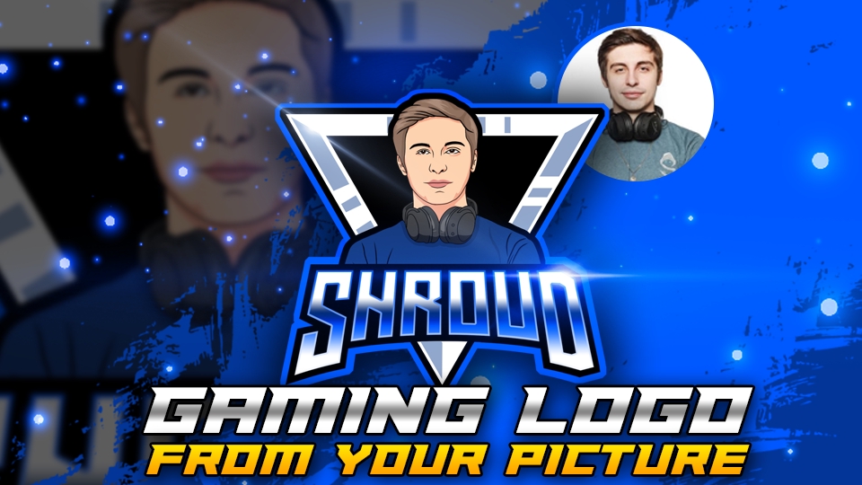 SAYA AKAN MEMBUAT LOGO GAMING BERDASARKAN FOTO ANDA