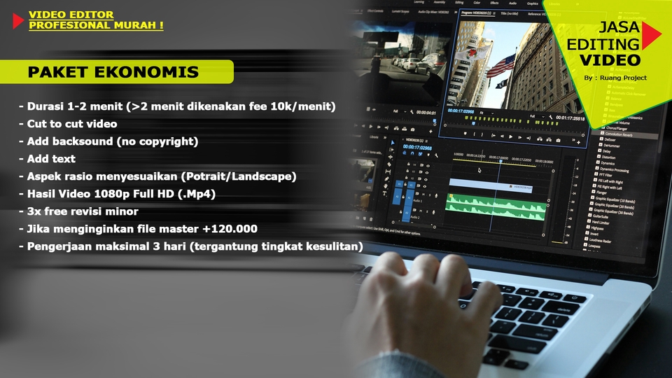 Video Editor Profesional Murah ! Jasa Edit Video Pendek, Promosi/Iklan ...