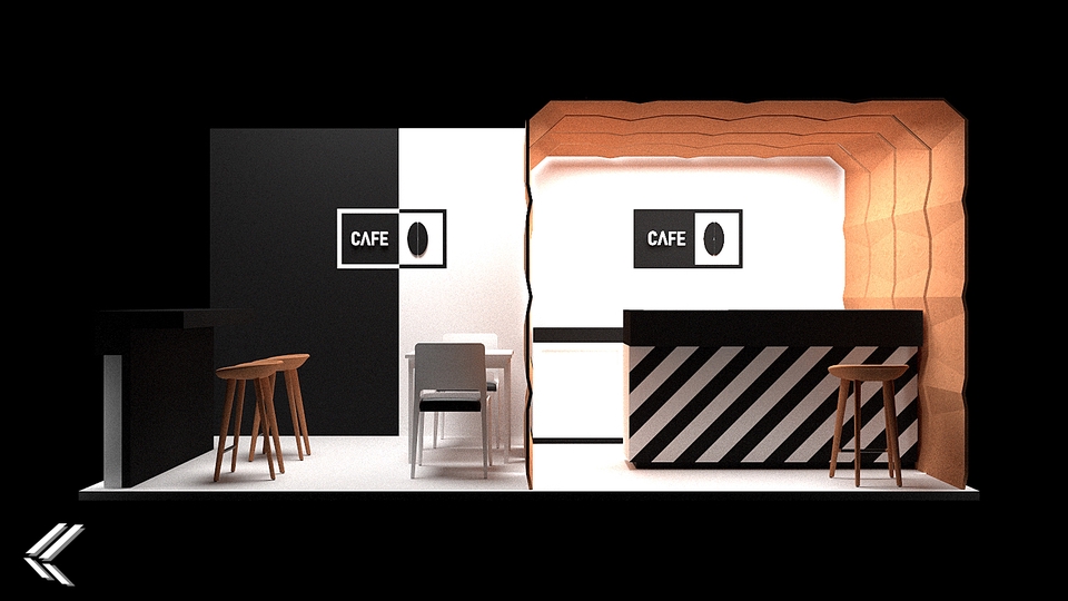 3D Perspective Interior / Exterior / Shop / Kiosk / Exhibition / booth