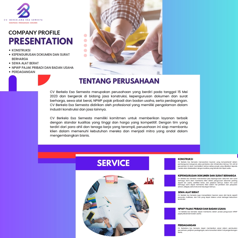 Jasa pembuatan Company Profile / Portofolio Perusahaan dan Curriculum ...