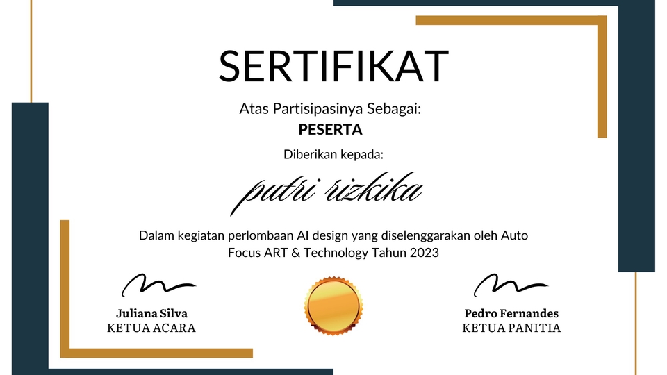 design sertifikat