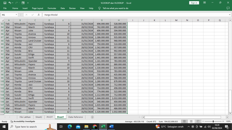 Input Data | Data Entry | Pengolahan Data 1 Hari Jadi
