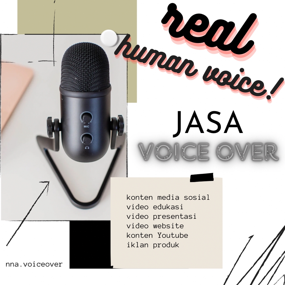 Voice Over Talent Bahasa Indonesia dan Bahasa Jawa