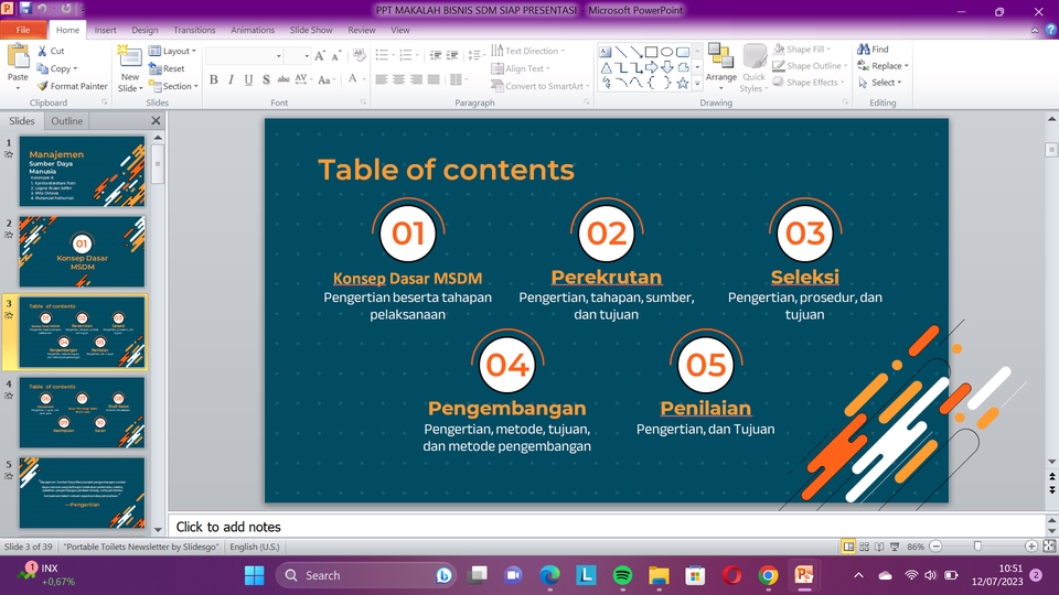 Jasa Pembuatan Tugas Presentasi Power Point (PPT)