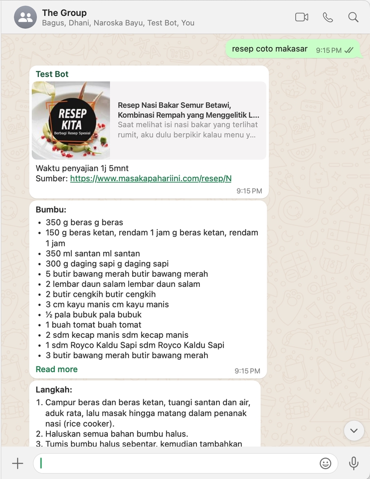 Jasa Pembuatan Bot WhatsApp, Discord atau Telegram