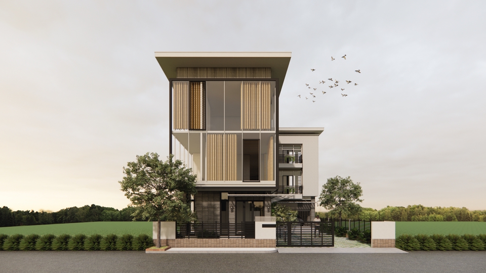 รับทำภาพ 3D Perspective Render