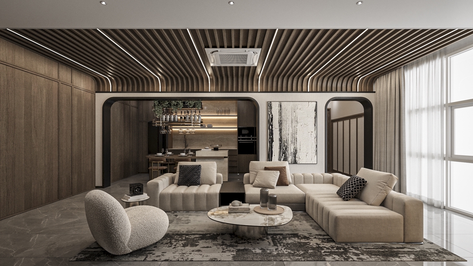 รับทำภาพ 3D Perspective Interior