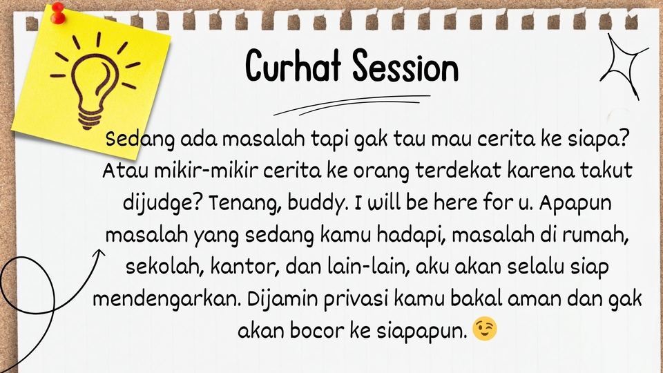 Jasa Curhat dan Konsultasi Pengalaman Hidup