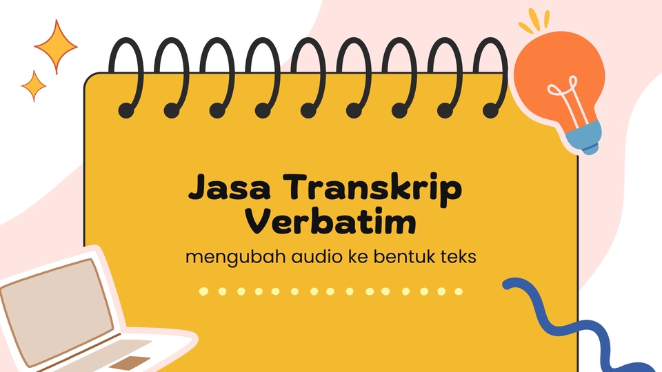 TRANSKRIP VERBATIM (ubah audio/video ke teks) MURAH & CEPAT!