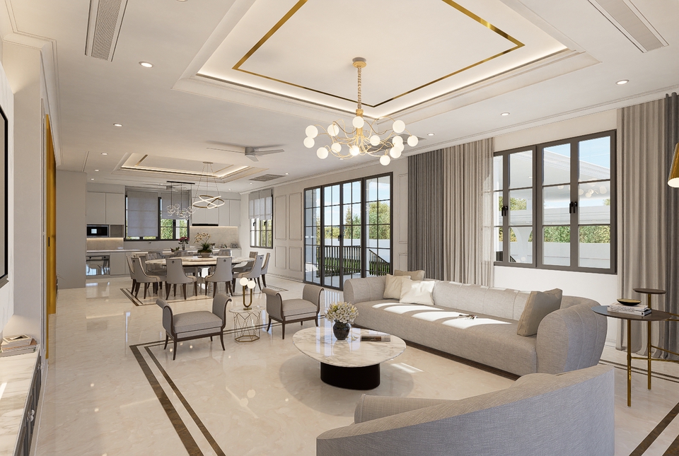 รับ render ภาพภายใน 3d visualization/ perspective render exterior interior and 3D Animation