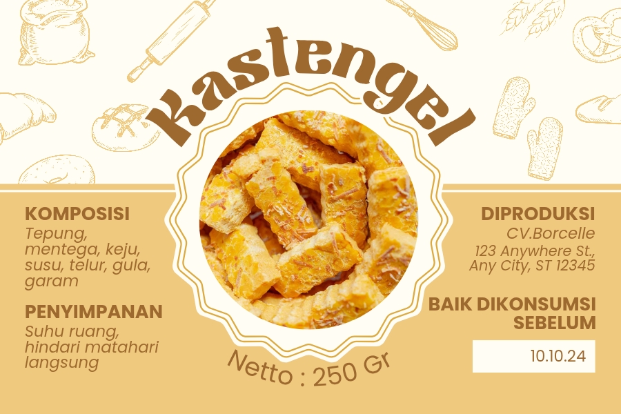 Desain Logo Restoran/Kemasan Produk dengan Gaya Modern dan Elegan