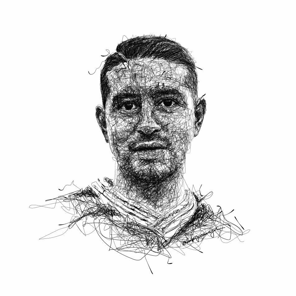 Gambar sketsa/illustrasi/scribble art