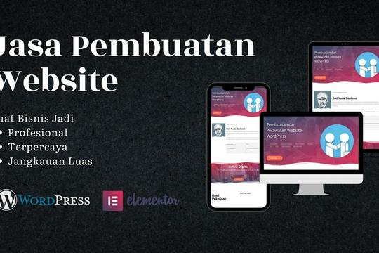 Website WordPress Profile & Toko Online