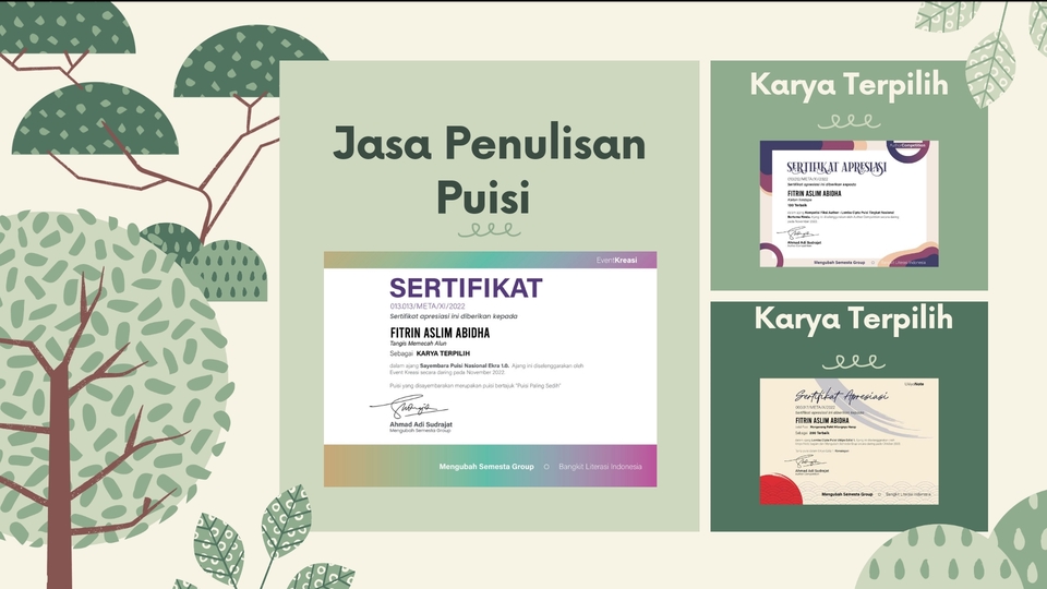 Jasa Penulisan Puisi Menarik
