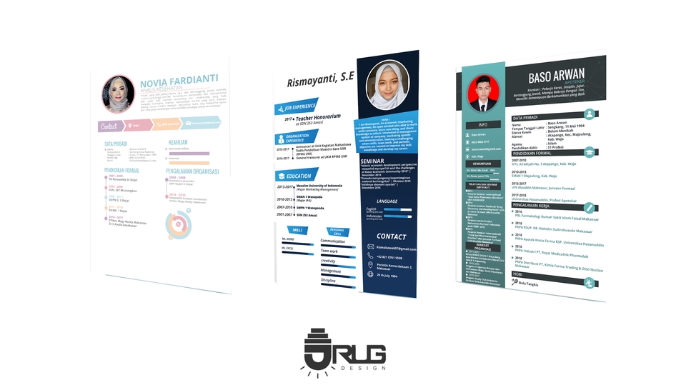 Desain Portfolio dan Resume Terpercaya dan Berkualitas ( 1 Hari Jadi ! )