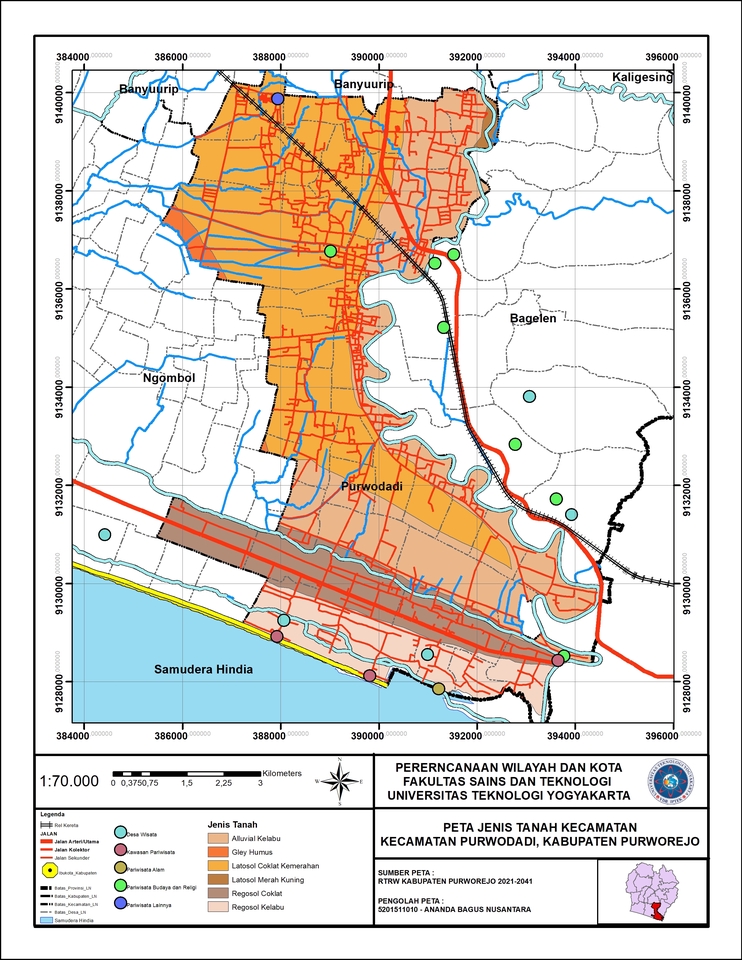 Jasa gambar Peta dasar RBI