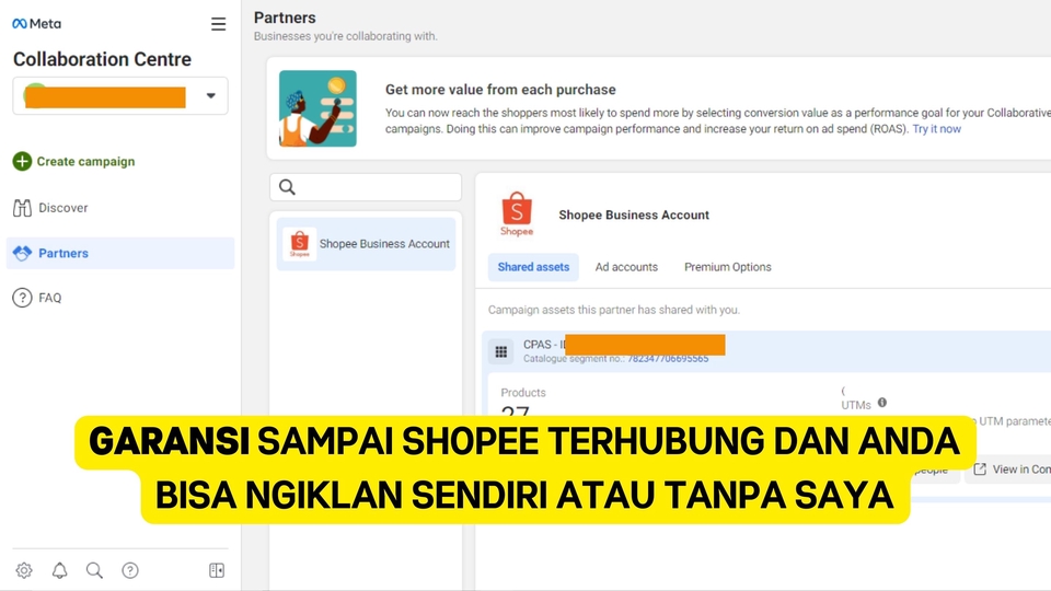 PASANG FB CPAS - BANTU KAMU INTEGRASIKAN FB CPAS SHOPEE SAMPAI BERHASIL!