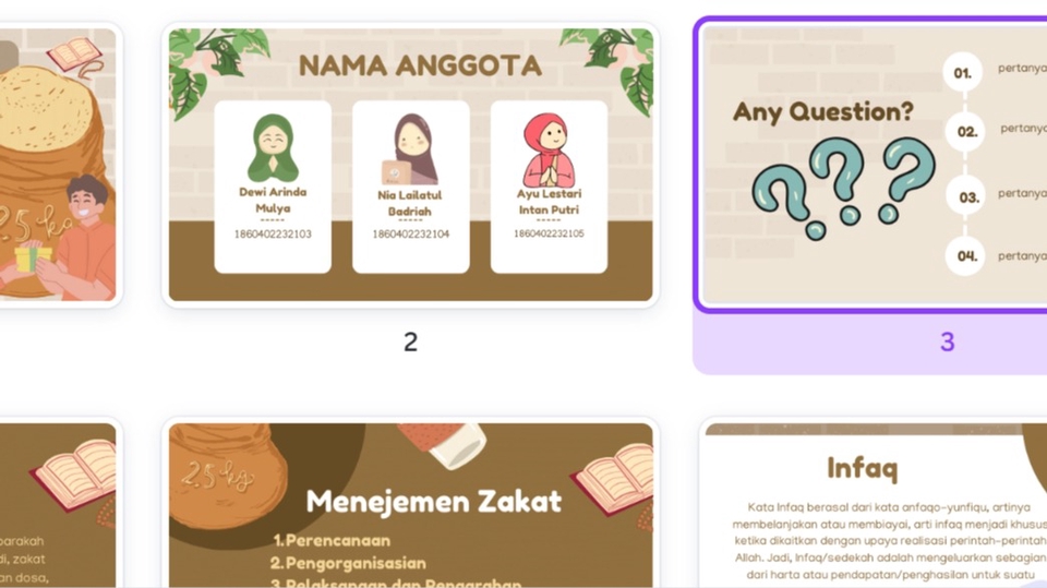 Desain PPT simple dan menarik untuk berbagai jenis presentation