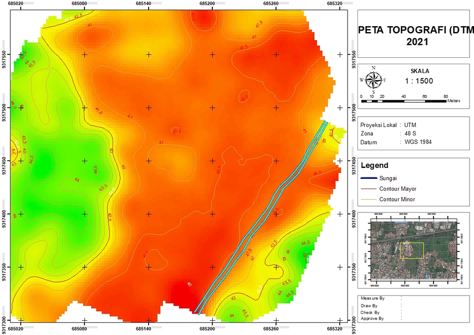 Jasa pengolahan foto udara dan konsultasi seputar aerial mapping
