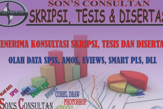 Jasa Olah Data SPSS, AMOS, Smart PLS, Lisrel, Eviews, Minitab dll ...