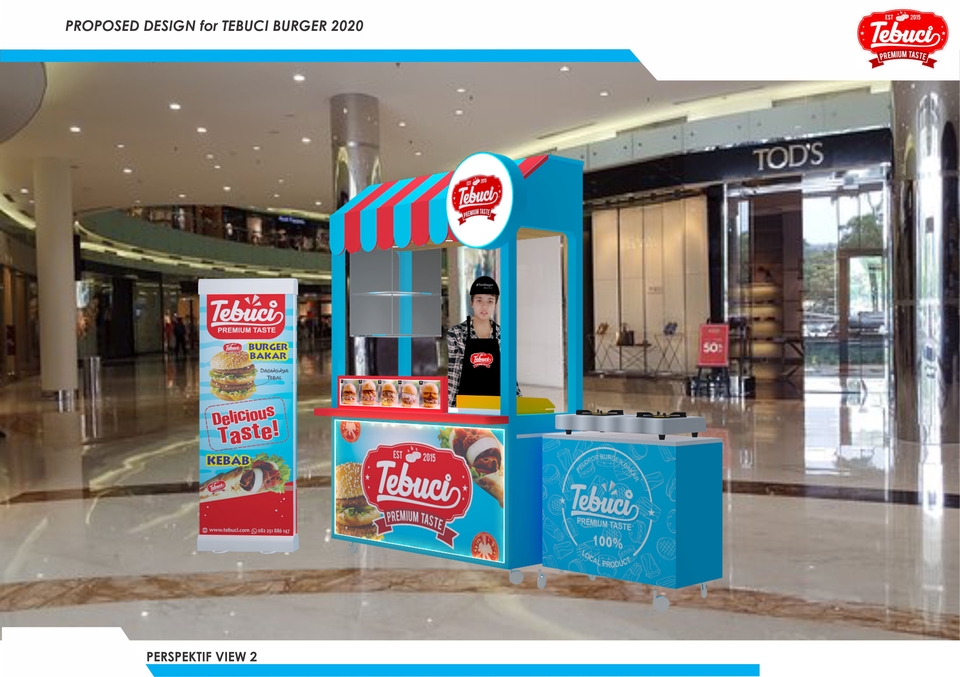 MURAH BERKUALITAS 3D BOOTH RETAIL FOOD & BAVERAGE