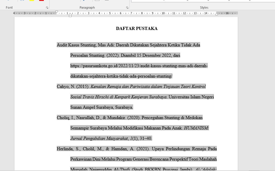 Jasa Pengetikan Daftar Pustaka (DAPUS) terkoneksi Mendeley atau ZOTERO ...