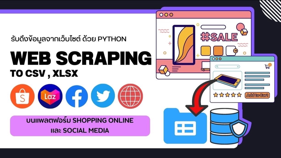 Web Scraping รับดึงข้อมูลจากเว็บไซต์ด้วย Python เพื่อวิเคราะห์ข้อมูล