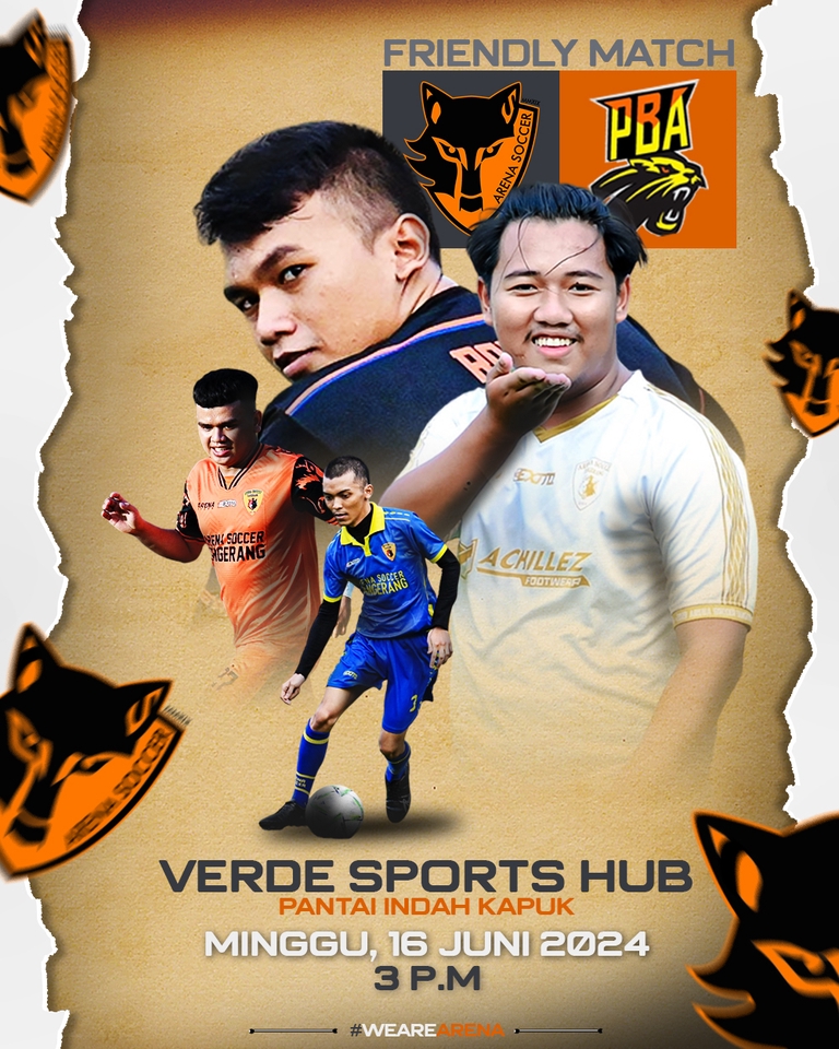 Membuat desain poster, banner atau flyer untuk schedule atau event