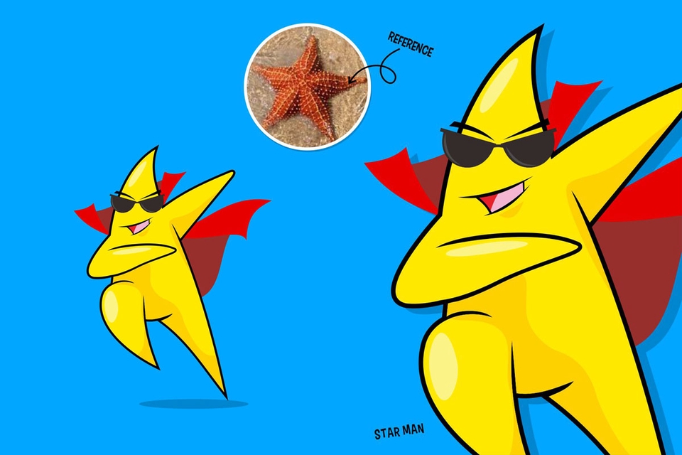 Desain Maskot 2D Profesional