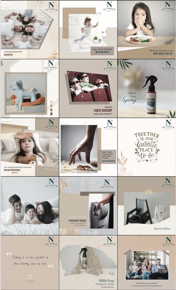 DESAIN BANNER, IG FEEDS & STORY SESUAI TEMA YANG DI INGINKAN