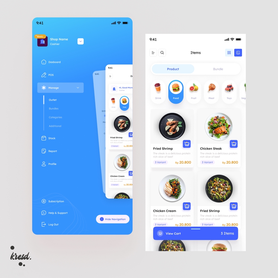 Jasa Profesional Pembuatan UI Desain Mobile App