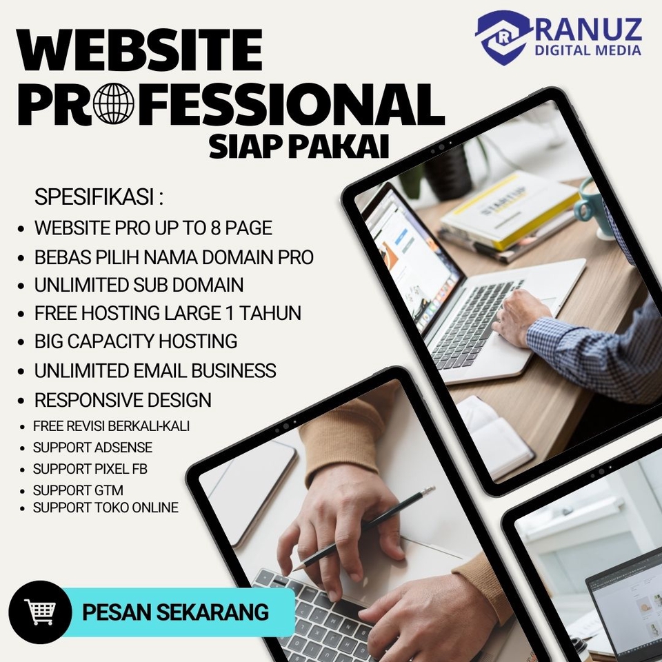 Pembuatan Website,Landing page,Toko online terima jadi