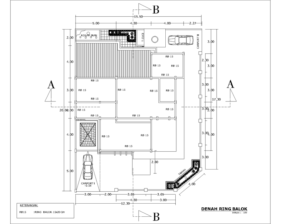 Gambar Kerja-IMB-Asbuilt Drawing- Autocad 2D - 1 Sampai 5 Hari Selesai