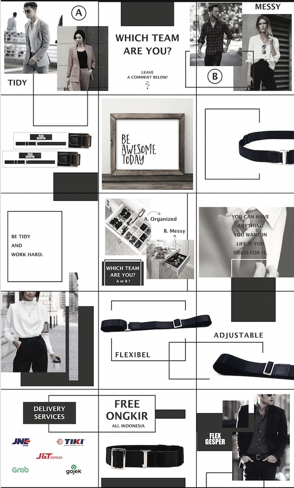 DESAIN BANNER, IG FEEDS & STORY SESUAI TEMA YANG DI INGINKAN