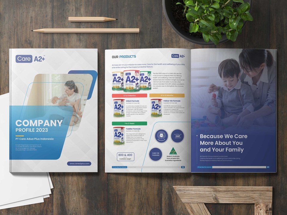 Desain Company Profile / Portofolio Perusahaan / Buku Perusahaan