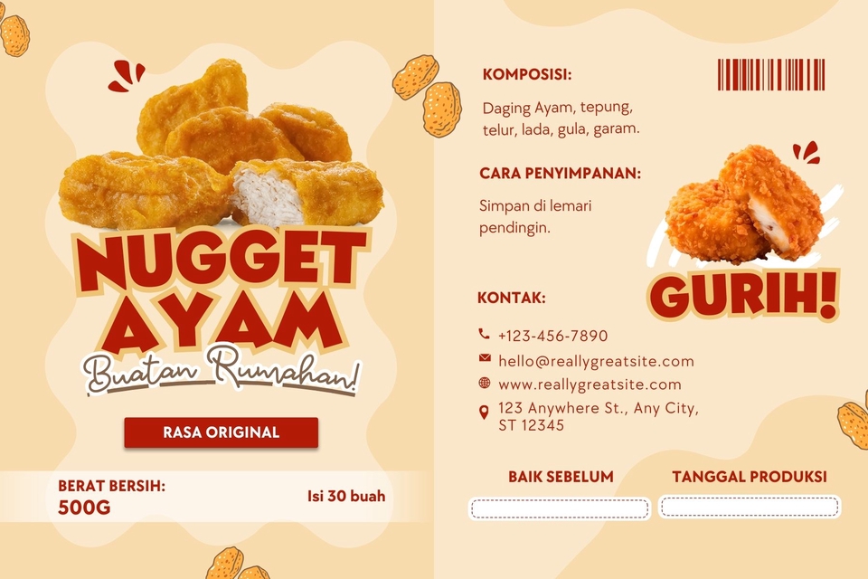 Jasa membuat Desain LABEL dan KEMASAN profesional KOMERSIL
