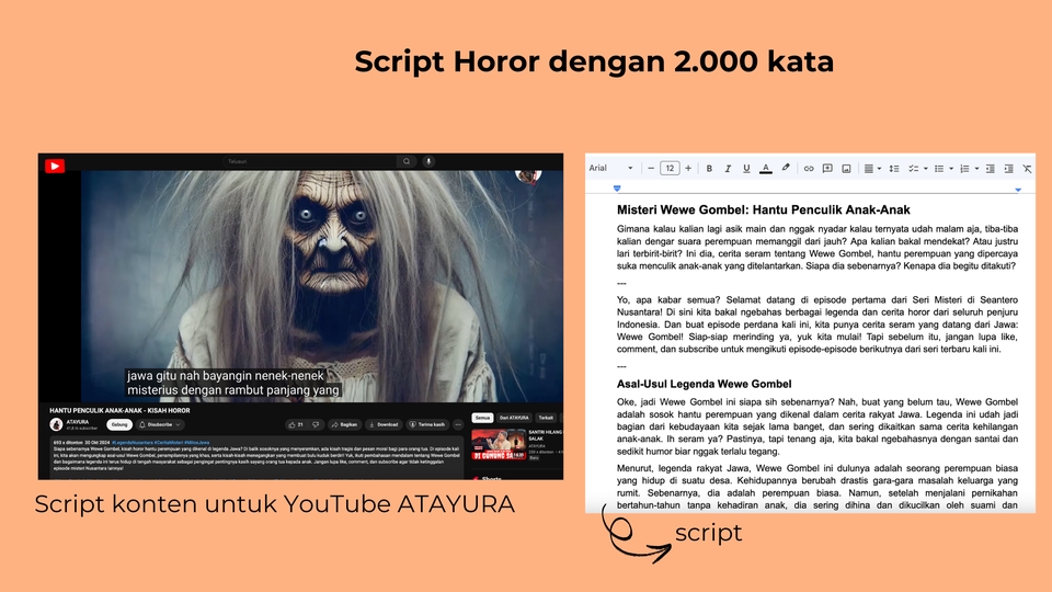 Jasa Penulisan Script YouTube dan Naskah Konten