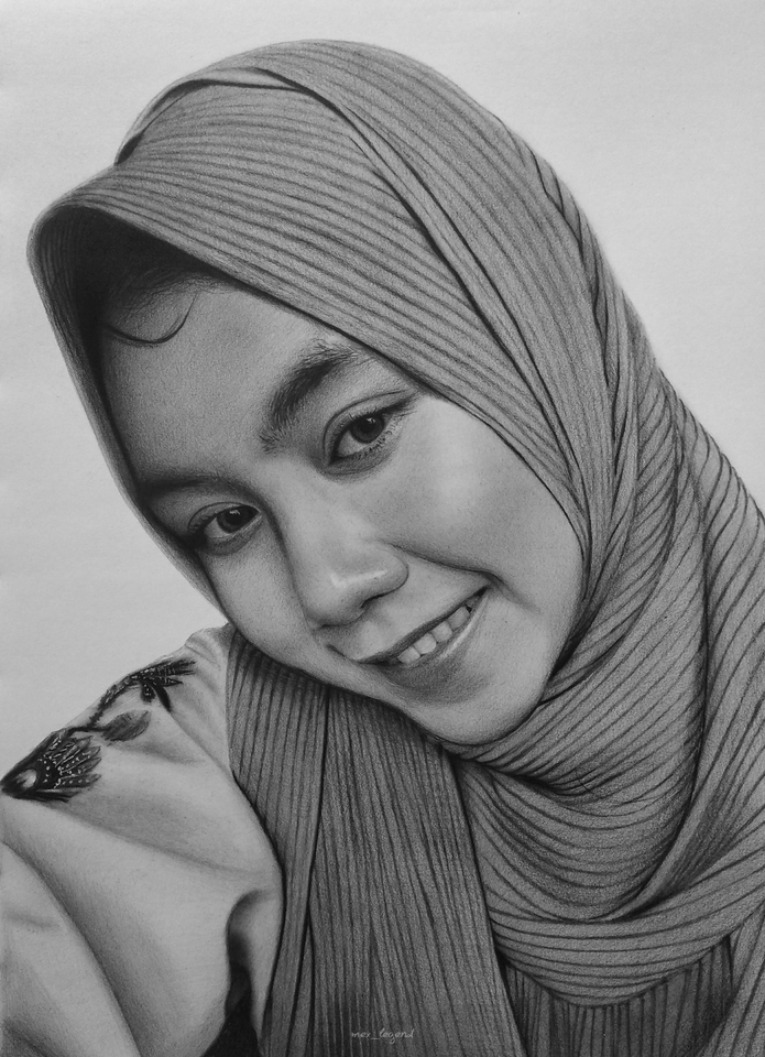 LUKISAN POTRAIT SUPER DETAIL & ORIGINAL