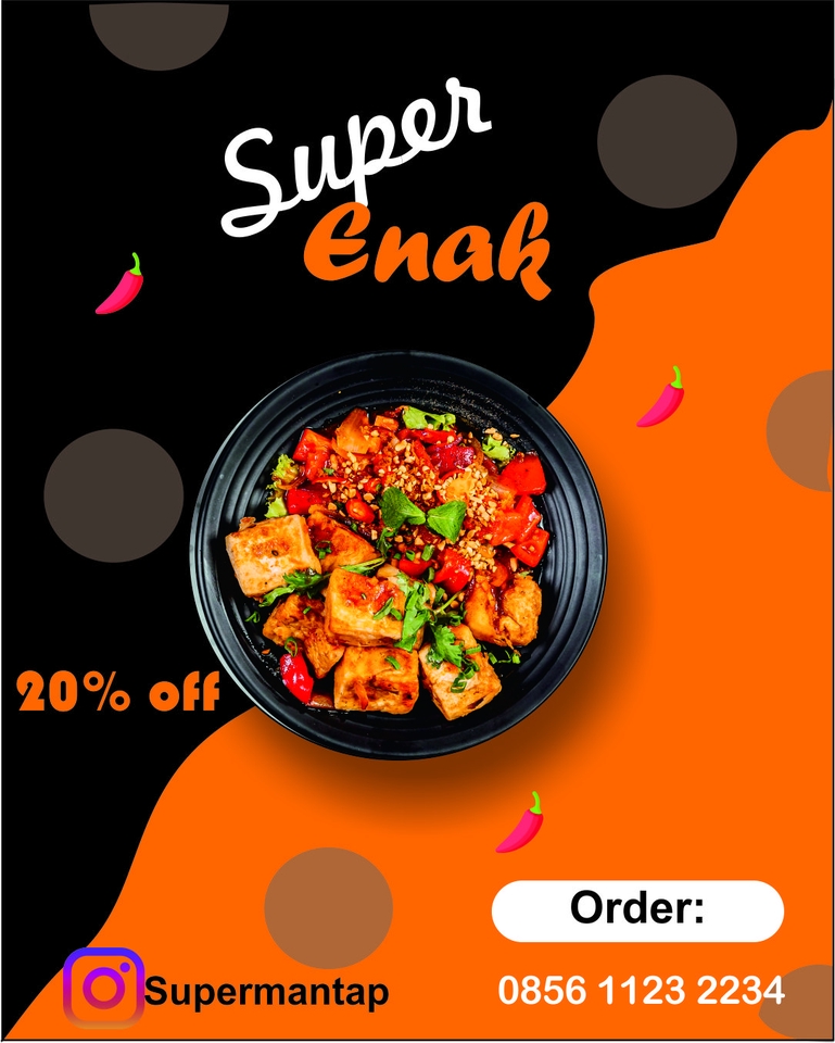 Buat desain untuk post produk