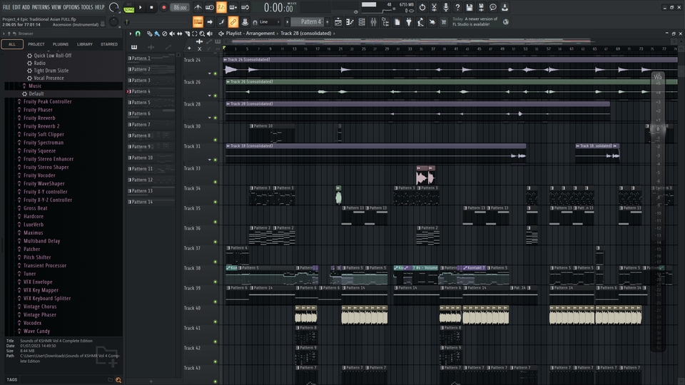 Produksi Beat Musik Hiphop/Kpop/Ethnic Orchestra